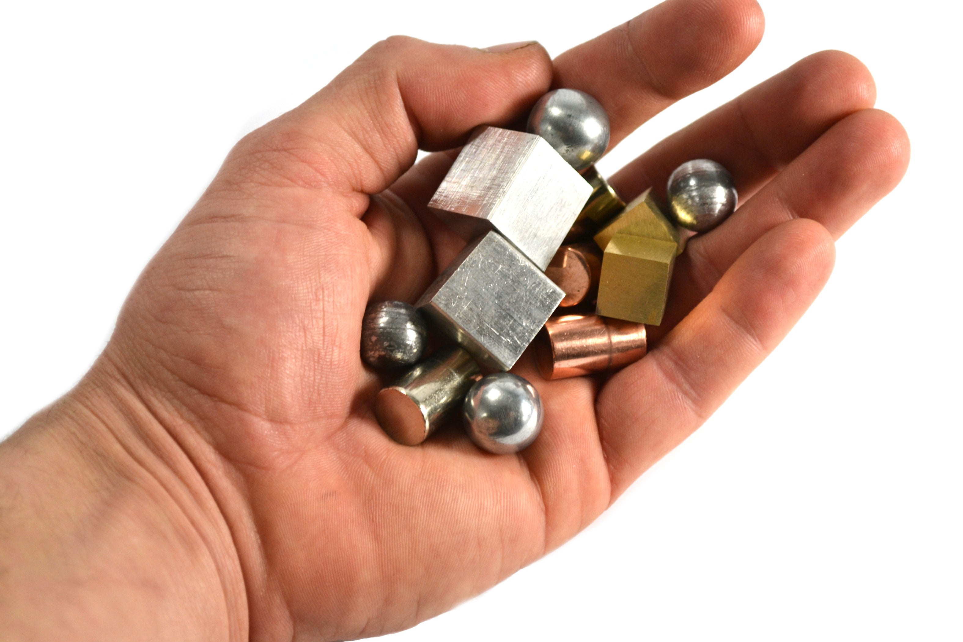 Density Metals Variety Set - Brass, Iron, Aluminum, Copper, Zinc & Lea ...