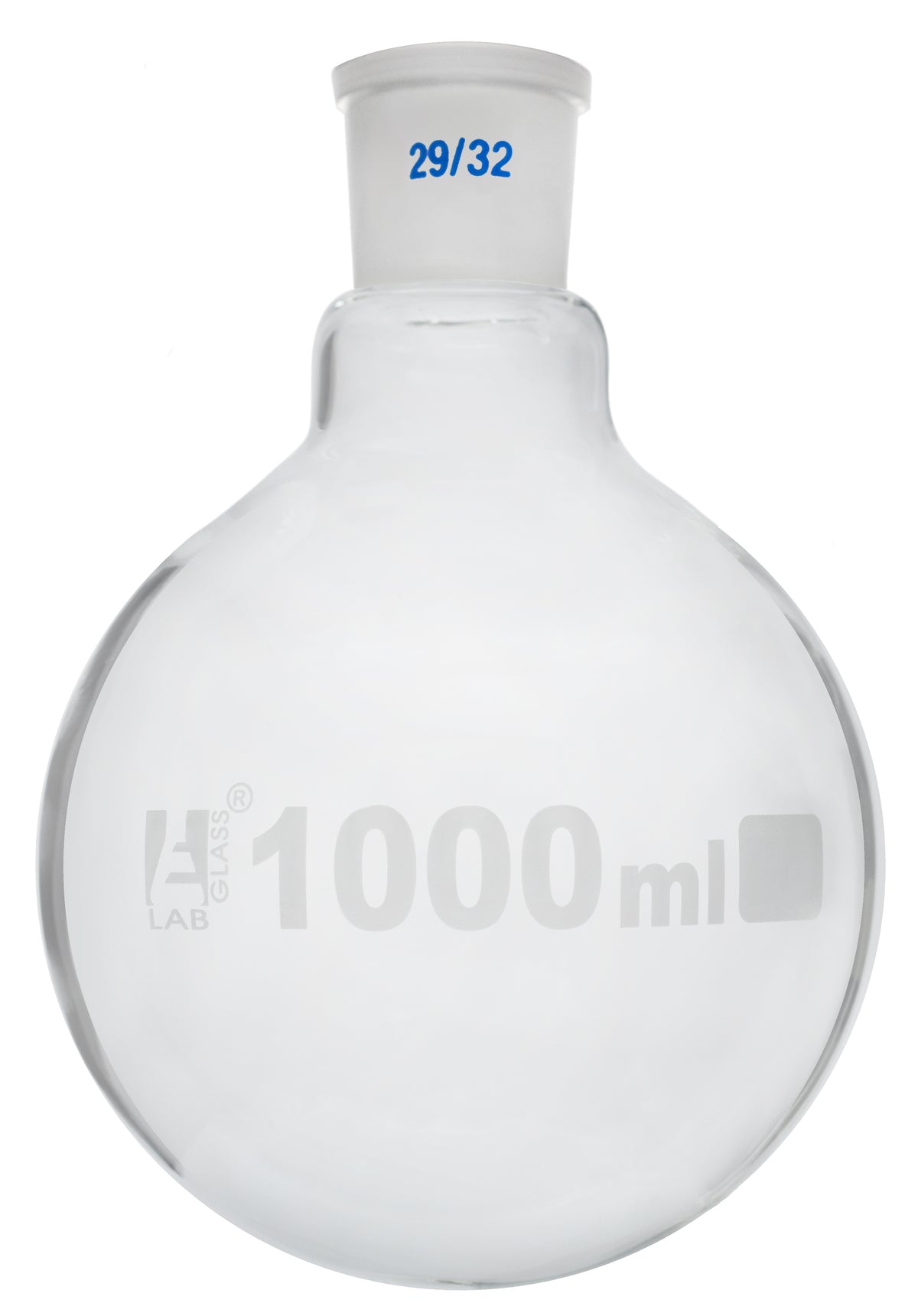 Florence Boiling Flask, 1000ml - 29/32 Interchangeable Joint - Borosil ...