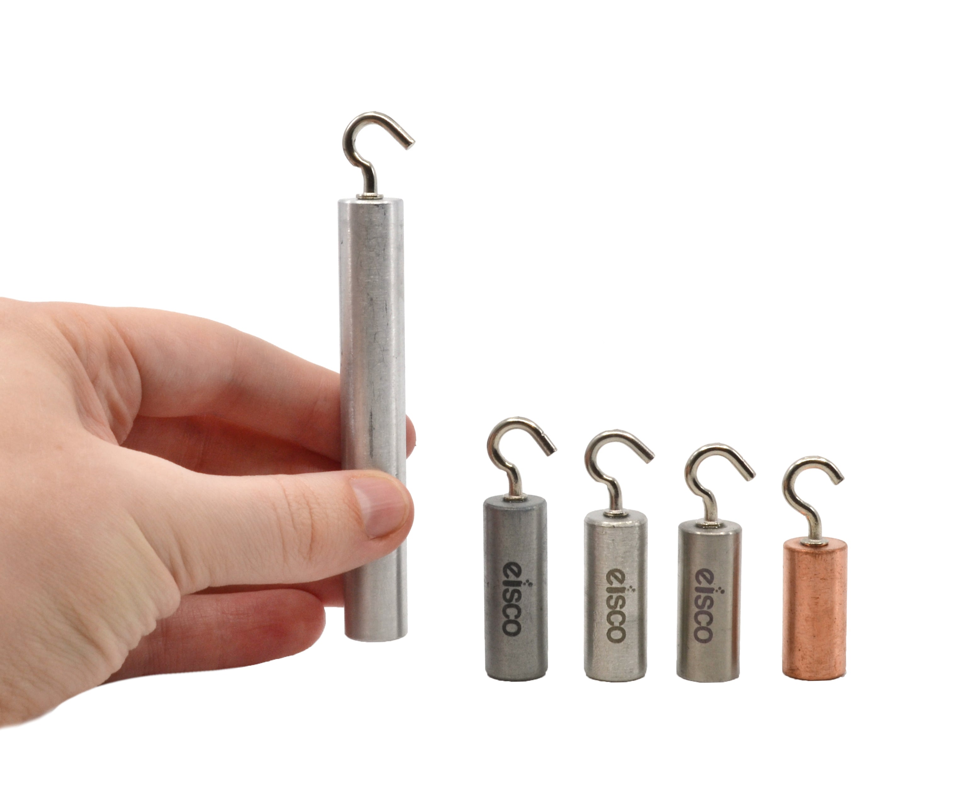 5-Piece Specific Gravity Cylinders with Hooks - Includes Copper, Tin ...