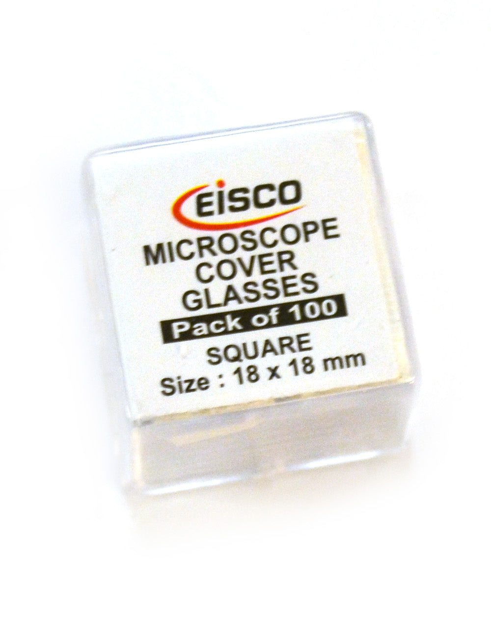 Slide Cover Slips, 100 pack - Square - Microscope Glass Covers, 18 x 1 ...
