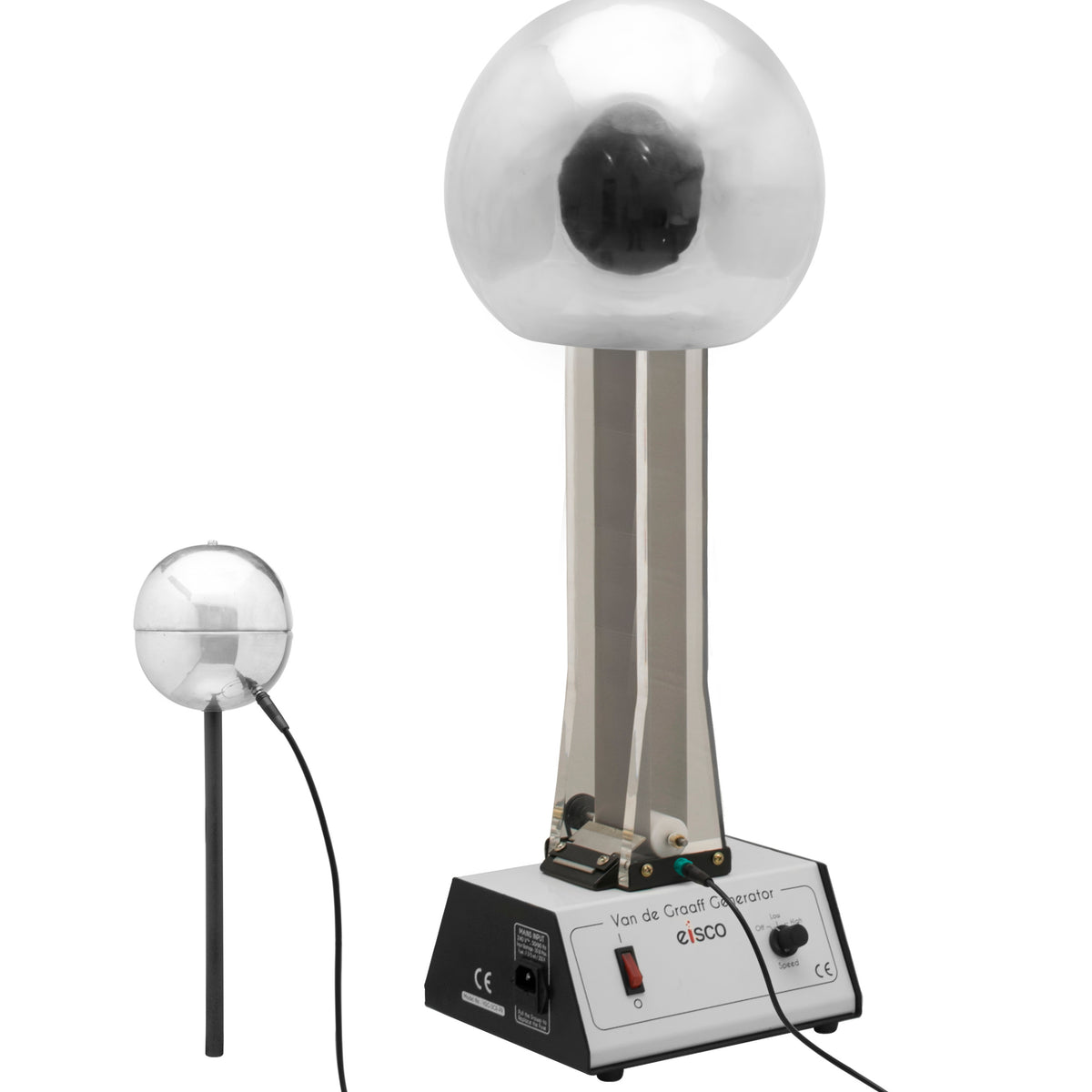 Premium Van De Graaff Generator - Motor & Hand Operated — Eisco Labs