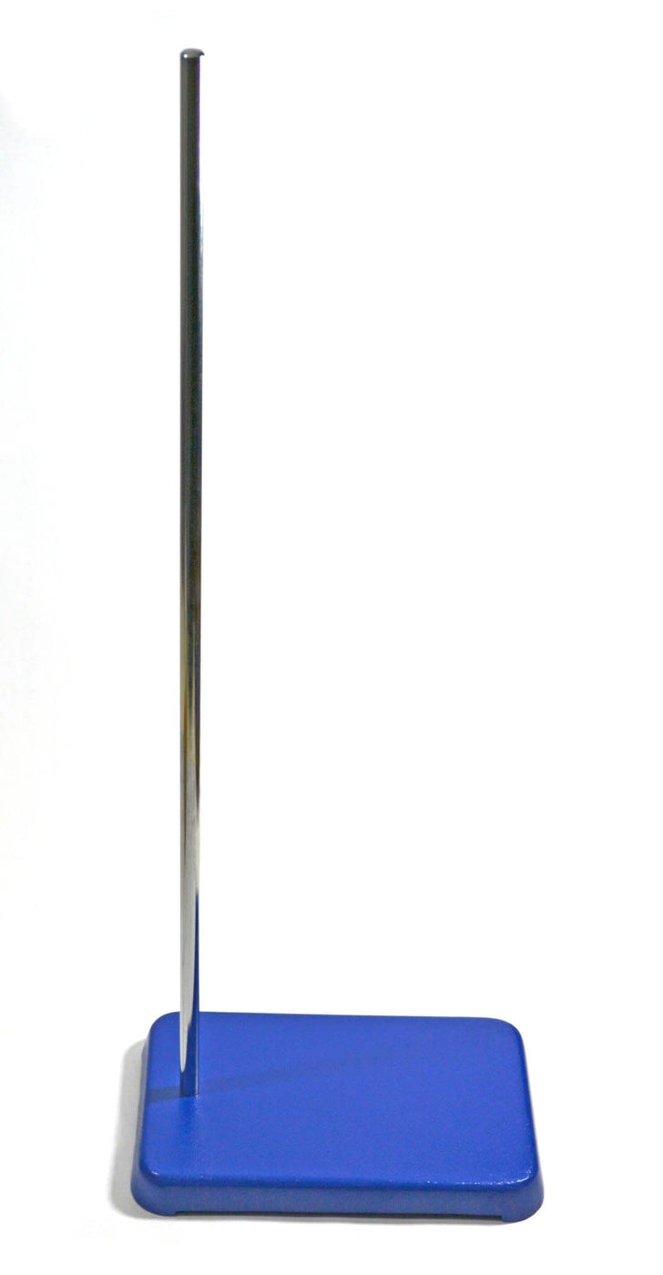 Rectangular Retort Base & Rod Set - 9"x6" Base, 23.6" Rod - Heavy Duty ...