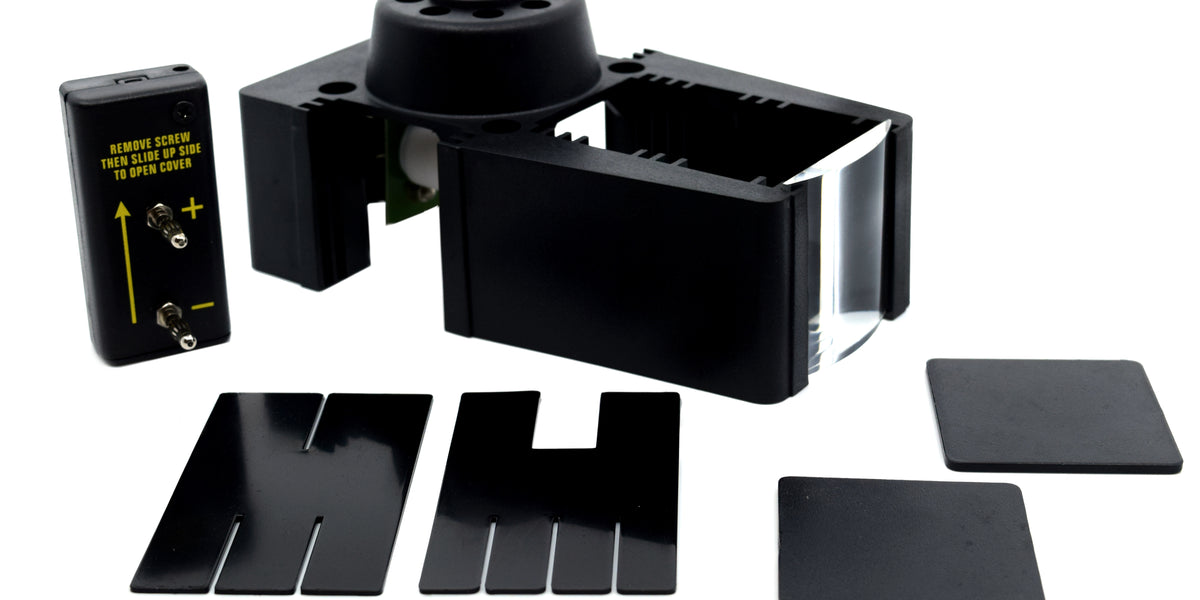 LED Ray Box, Battery Operated - Includes Slit Plates and Concave Lens ...