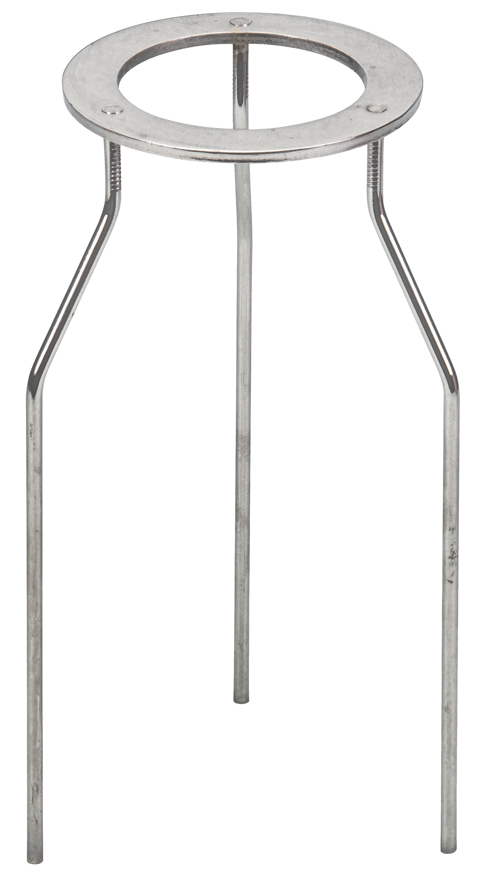 Circular Laboratory Tripod Stand, 12 inches tall, Plated Mild Steel ...