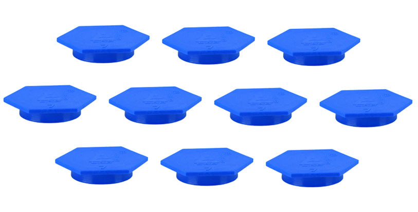 10PK No. 7 Snap Caps, Blue - Replacement Snap Caps — Eisco Labs