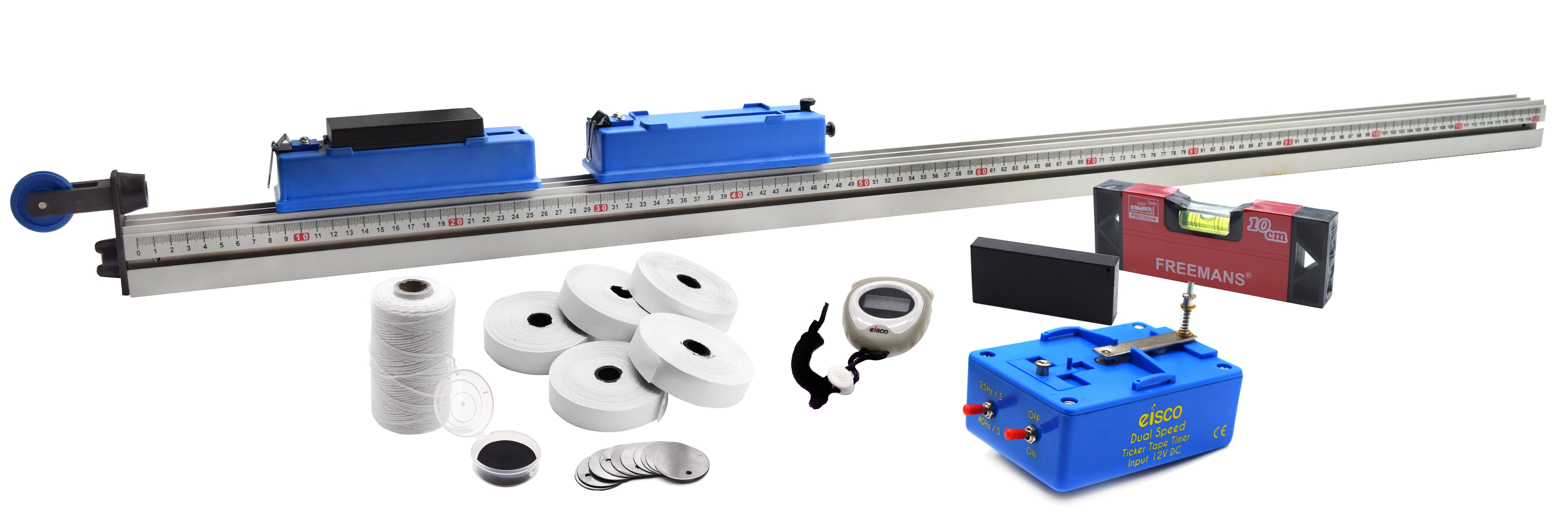 Eisco Labs Dynamics System Kit - Starter set for Physics / Mechanics