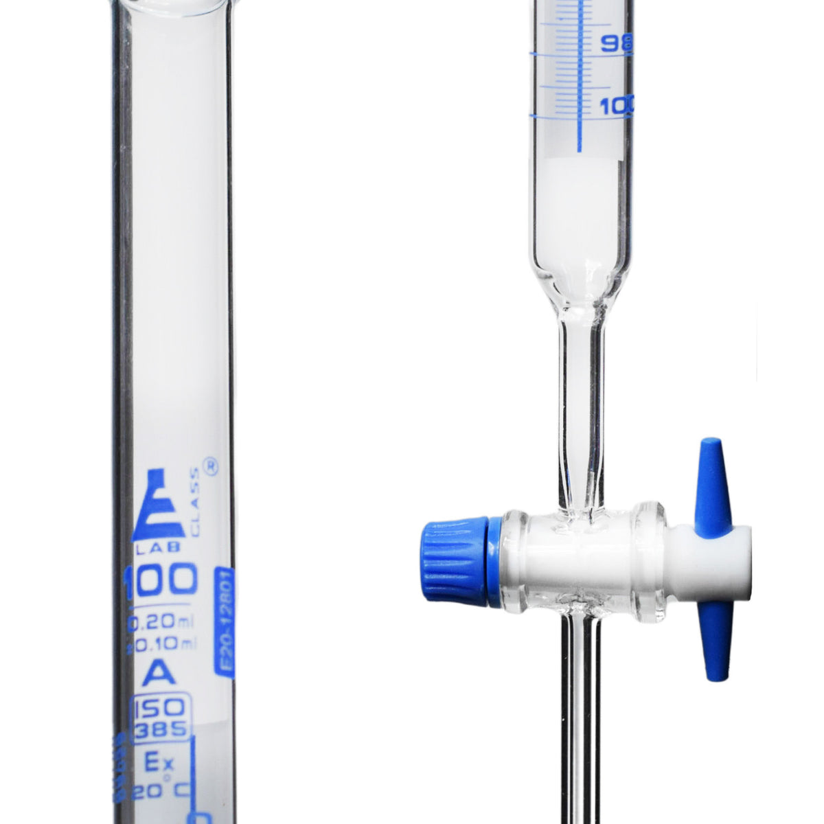Schellbach Burette, 100mL - Class A, Includes Calibration Certificate ...